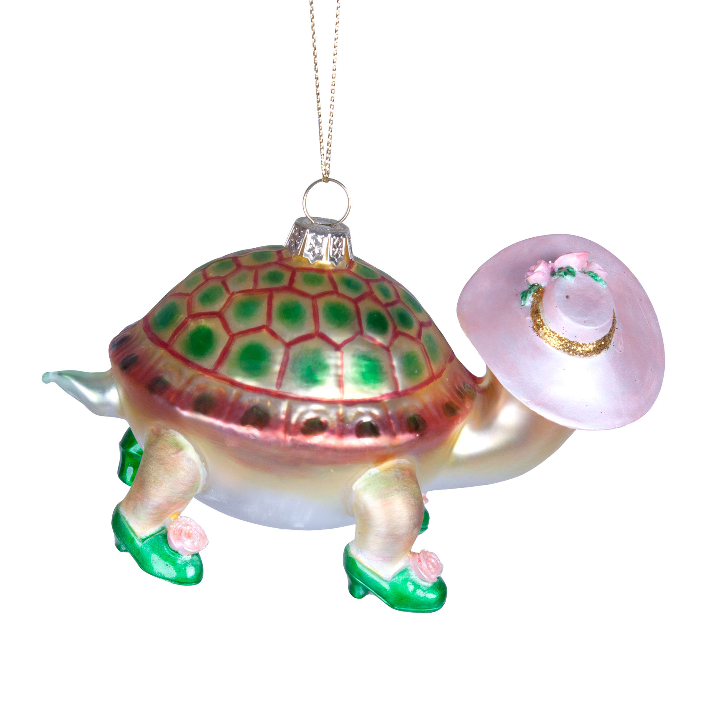 HANG ON Tortoise with hat hanging ornament - BUTLERS Malta