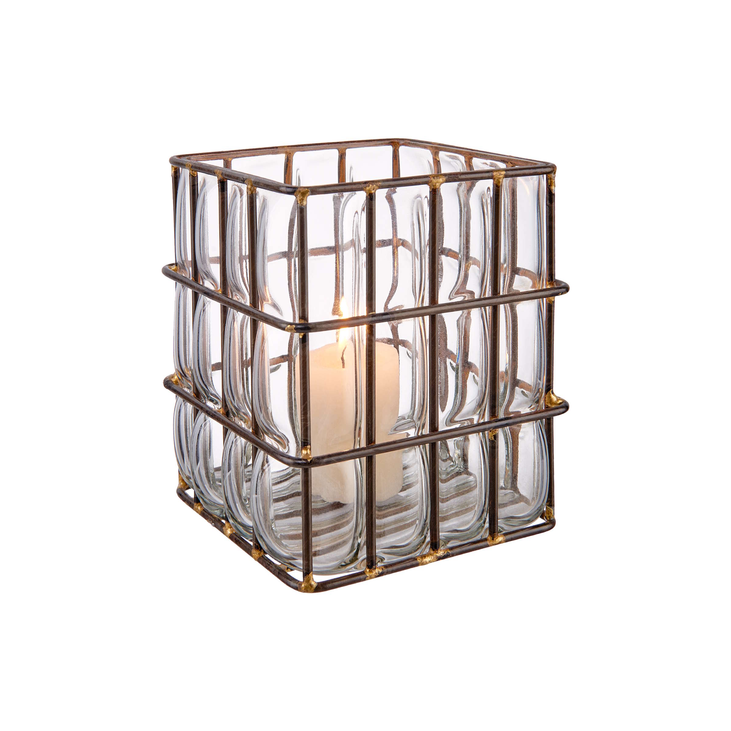 Windlicht Glas Eckig