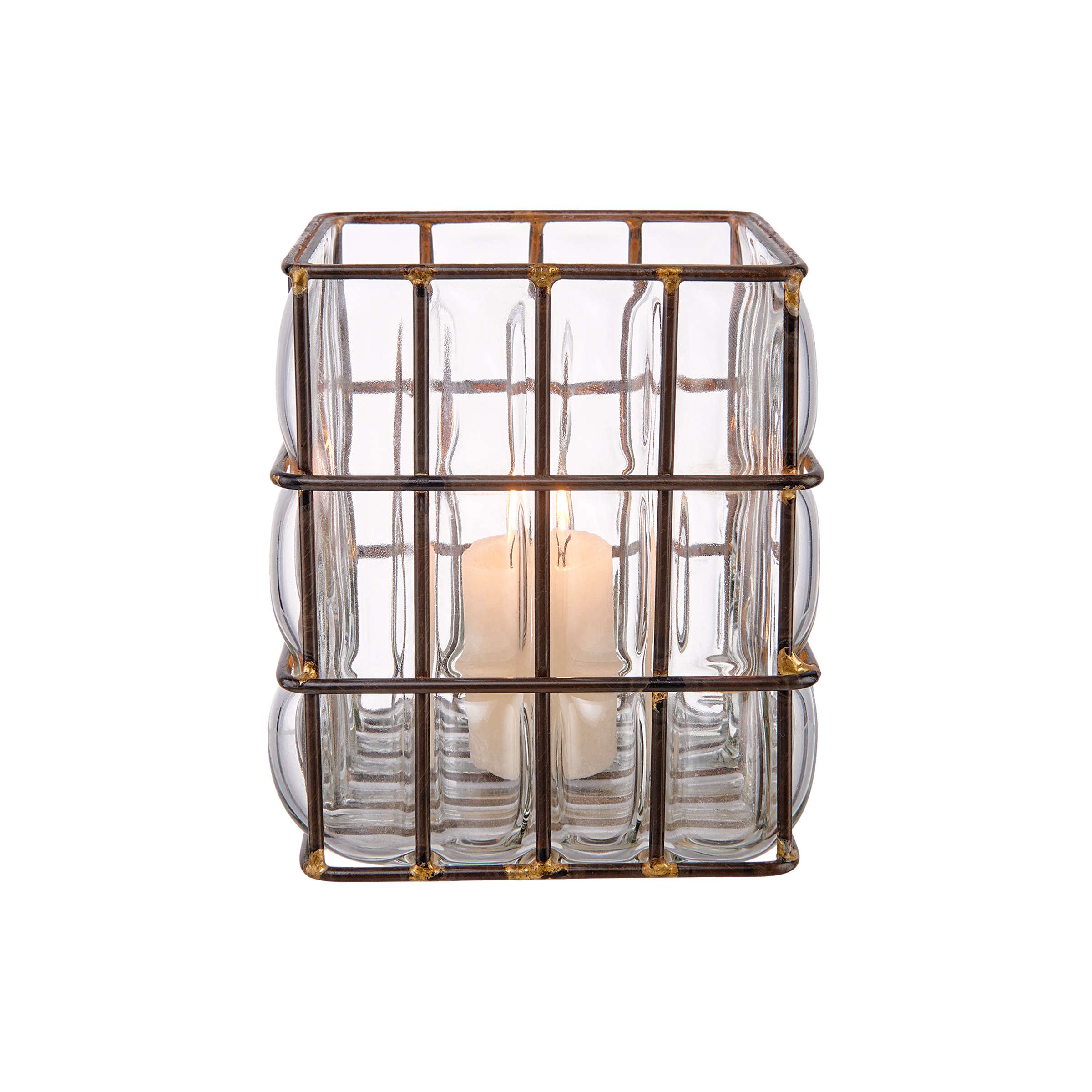 Windlicht Glas Eckig