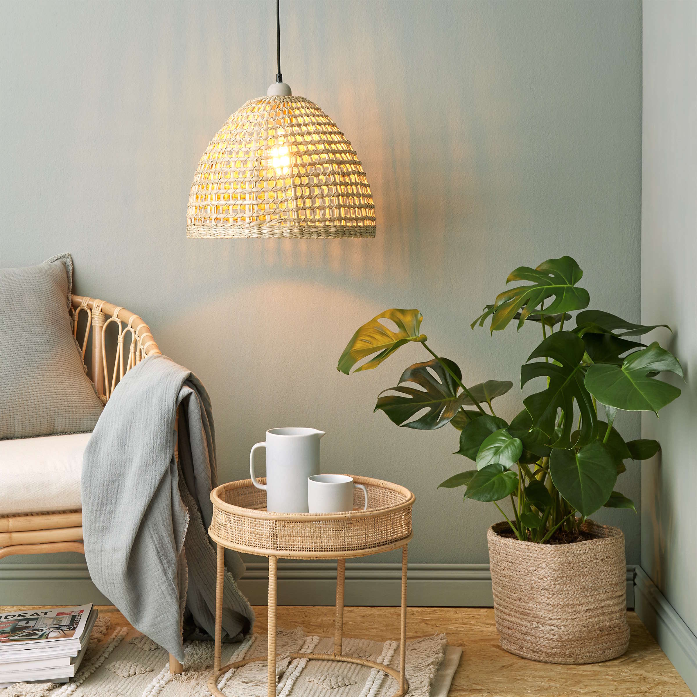 SEA BRAID Lamp Shade Seaweed - BUTLERS Malta